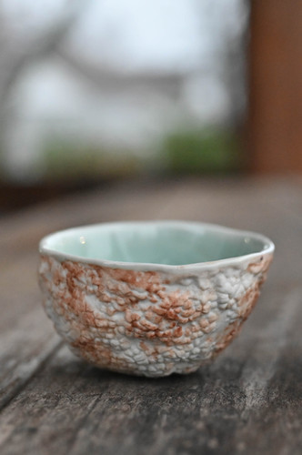Lemon Glaze Osage Orange Porcelain Mask Bowls | bohemian shepherdess