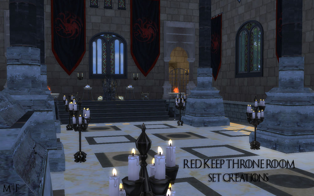 Red Keep Throne Room Set Creations