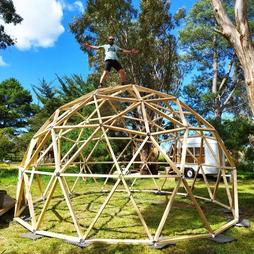 6m Geodesic Dome Kit - Just Frame | Geodomes Australia