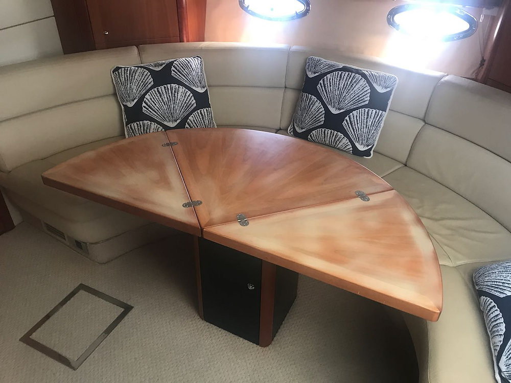 Interior Vessel Vinyl Wood Grain Wrap to Fix Milky Wood Varnish and ...