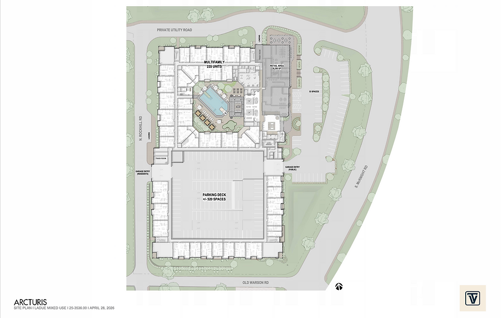 Ladue's First Apartment Building Planned at Old Warson & McKnight