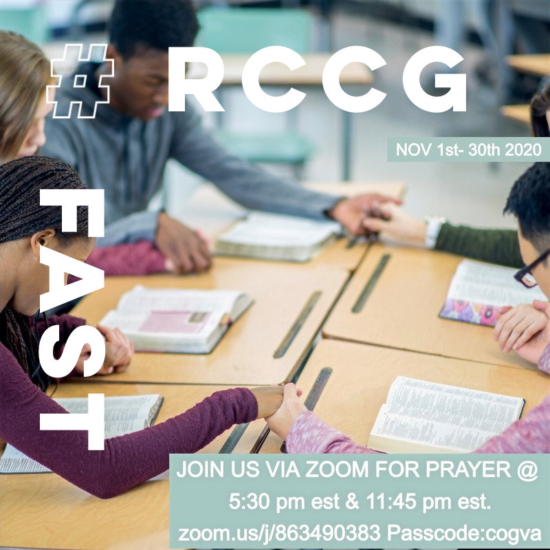 RCCG Prayer Point For The Church