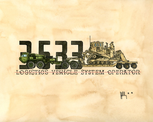 Logistics Vehicle System Operator 3533 Print | holdfastcollective