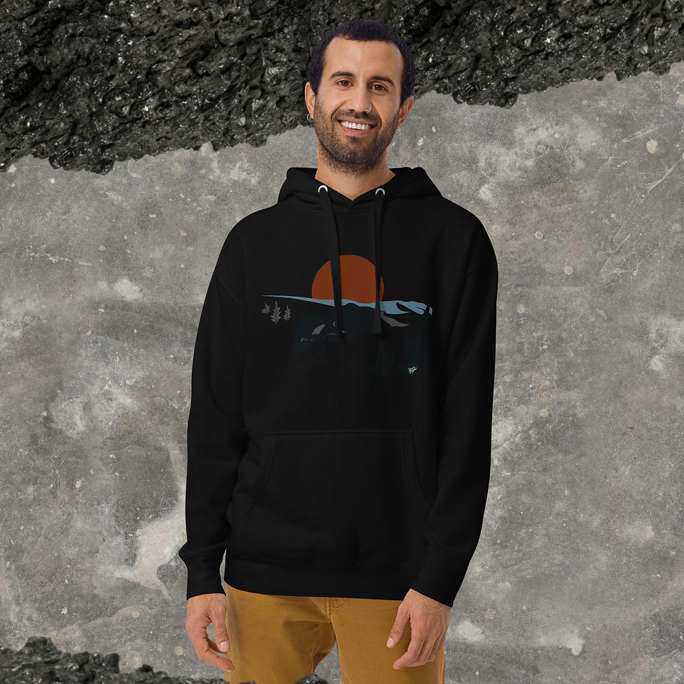 Unisex Wolf Spirit Hoodie Black (Shipping & Tax included) | Scookoh ...