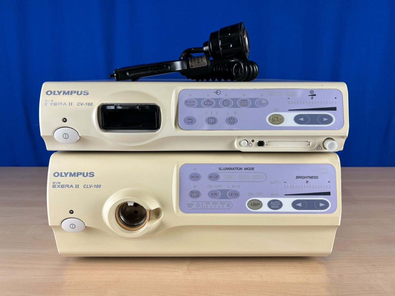 Olympus CV-180 with CLV-180 and MAJ-1430 Pigtail