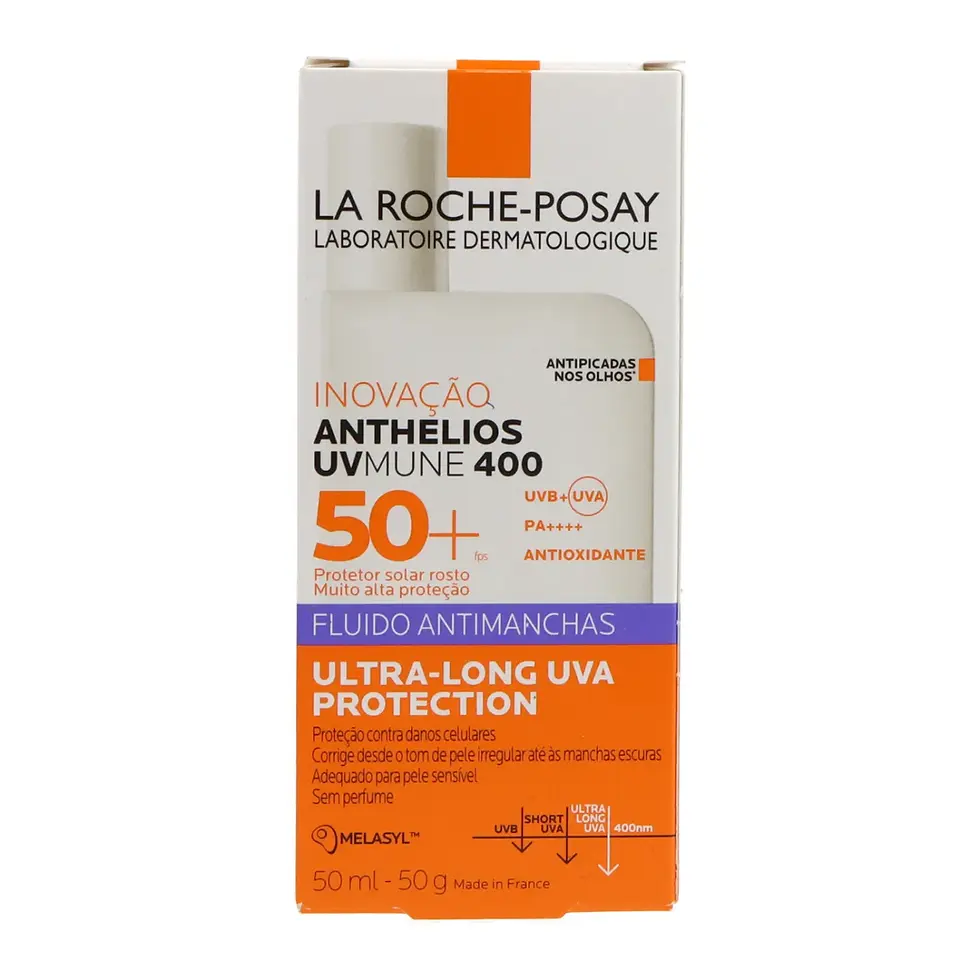 La Roche-Posay Protector Solar Anthelios UVMune 400 Fluido Anti-Manchas ...