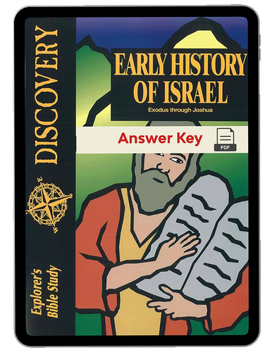Early History of Israel - Discovery - Answer Key (Download Only ...