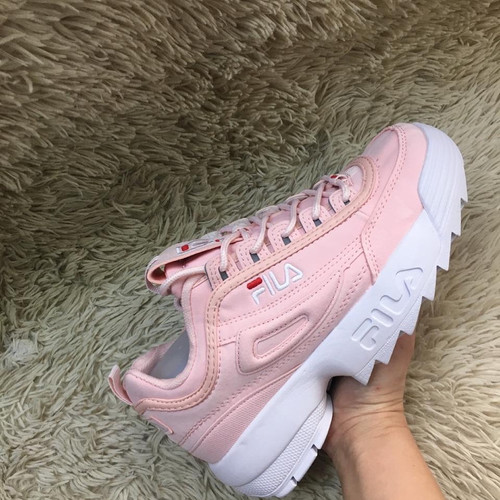 TÊNIS FILA DISRUPTOR ROSA E BRANCO | LOTUS