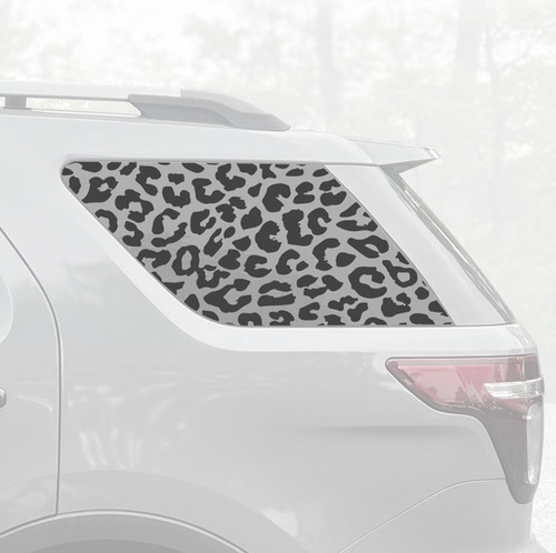 SUV Rear Cab Window Cheetah/Leopard Graphics Set | Overkill Graphics Co