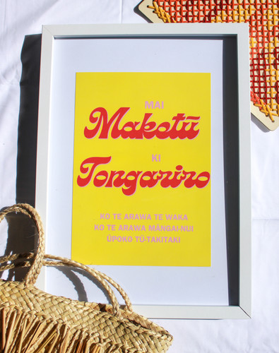 Te Arawa Art Print | Poipoia Ōtautahi