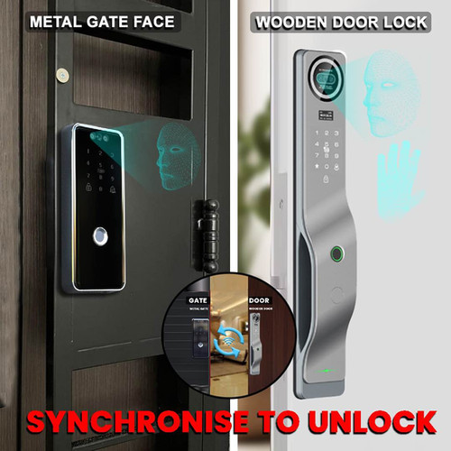 Smart Digital Facial Lock A32 Bundle | Synchronise Unlock | Smart Control