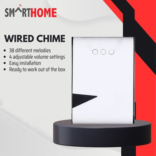 Wired Indoor Chime | Battery Operated | 38 Melodies