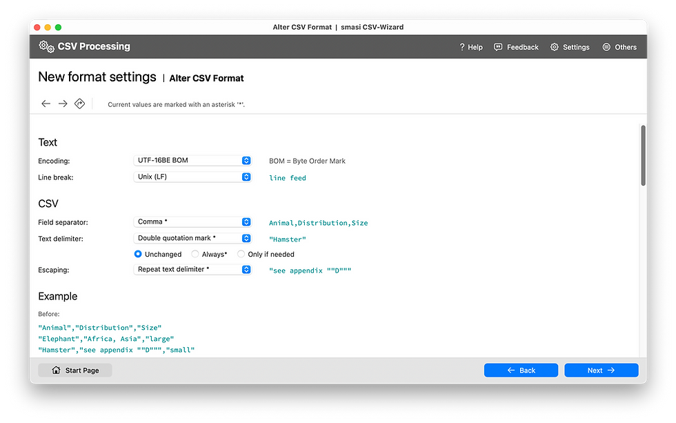 Change Separators In A CSV File Change Separators In A CSV File