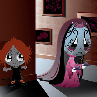 Ruby Gloom Illustrations | San Francisco | Martin Hsu Design