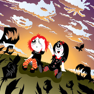 Ruby Gloom Illustrations | San Francisco | Martin Hsu Design
