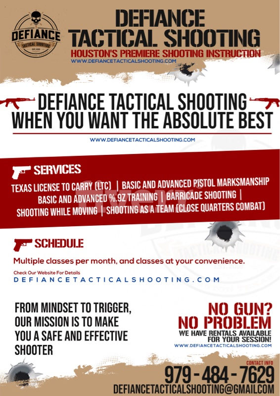 Our new flyer | Tactical Training