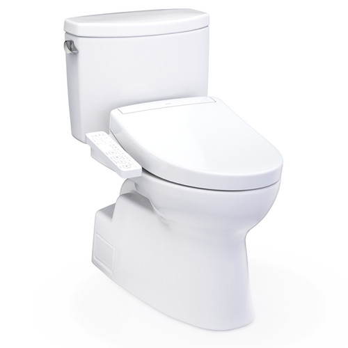 Vespin II WASHLET+ S2 Two-Piece Toilet - 1.28 GPF - Universal Height ...