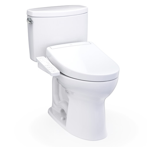 Drake II WASHLET+ S2 Two-Piece Toilet - 1.28 GPF - Universal Height ...