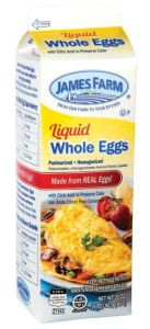 James Farm - Liquid Eggs, Whole Eggs - 2 lbs | PIMIX Distributor