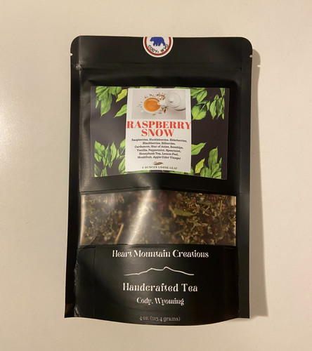 RASPBERRY SNOW TEA | Heartmtncreations