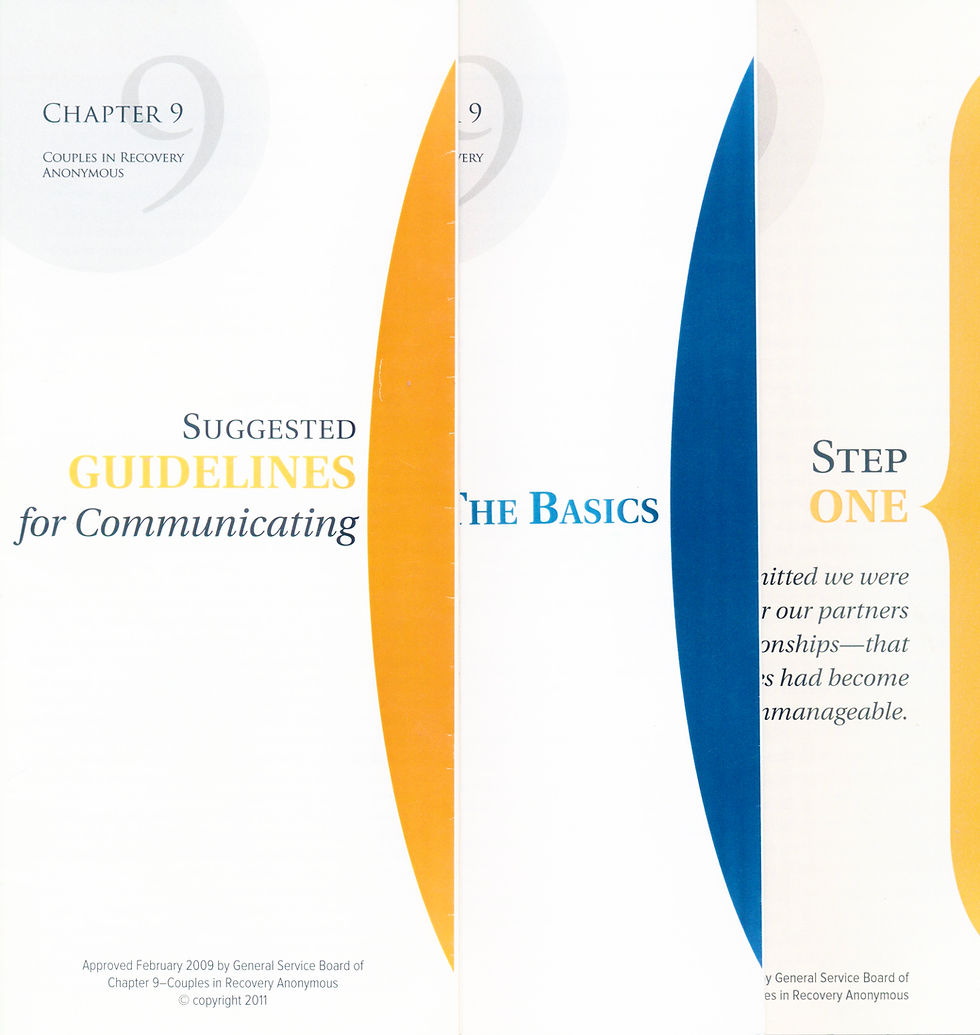 Newcomer Packet | ch9couplesinrecovery