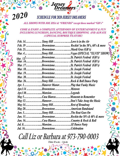 Joe Zisa & Friends - Entertainment Company - Jersey Dreamers