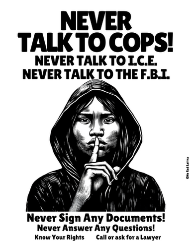 Don't Talk To Cops | One Rad Latina