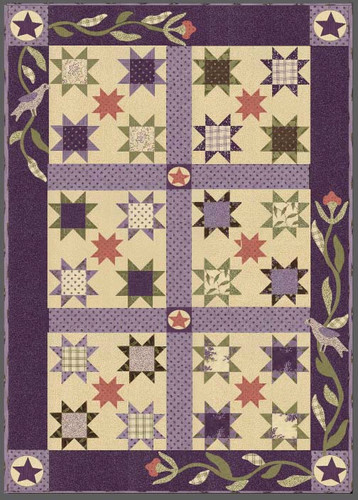 Star Gazing digital pattern | janpatekquilts