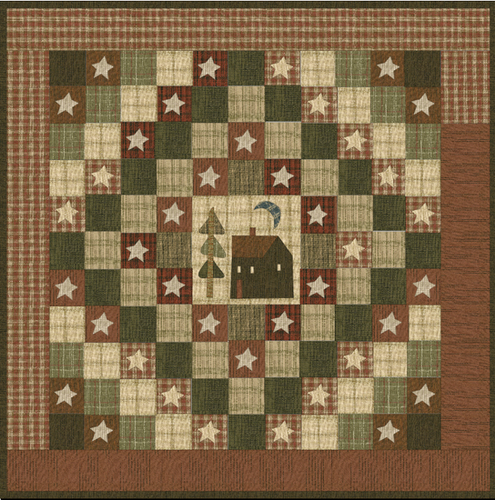 Trip Around the Cabin pattern | janpatekquilts