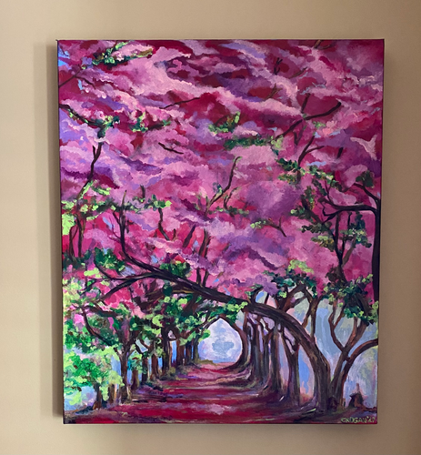 Cherry Blossom Tunnel | Christine Rogan