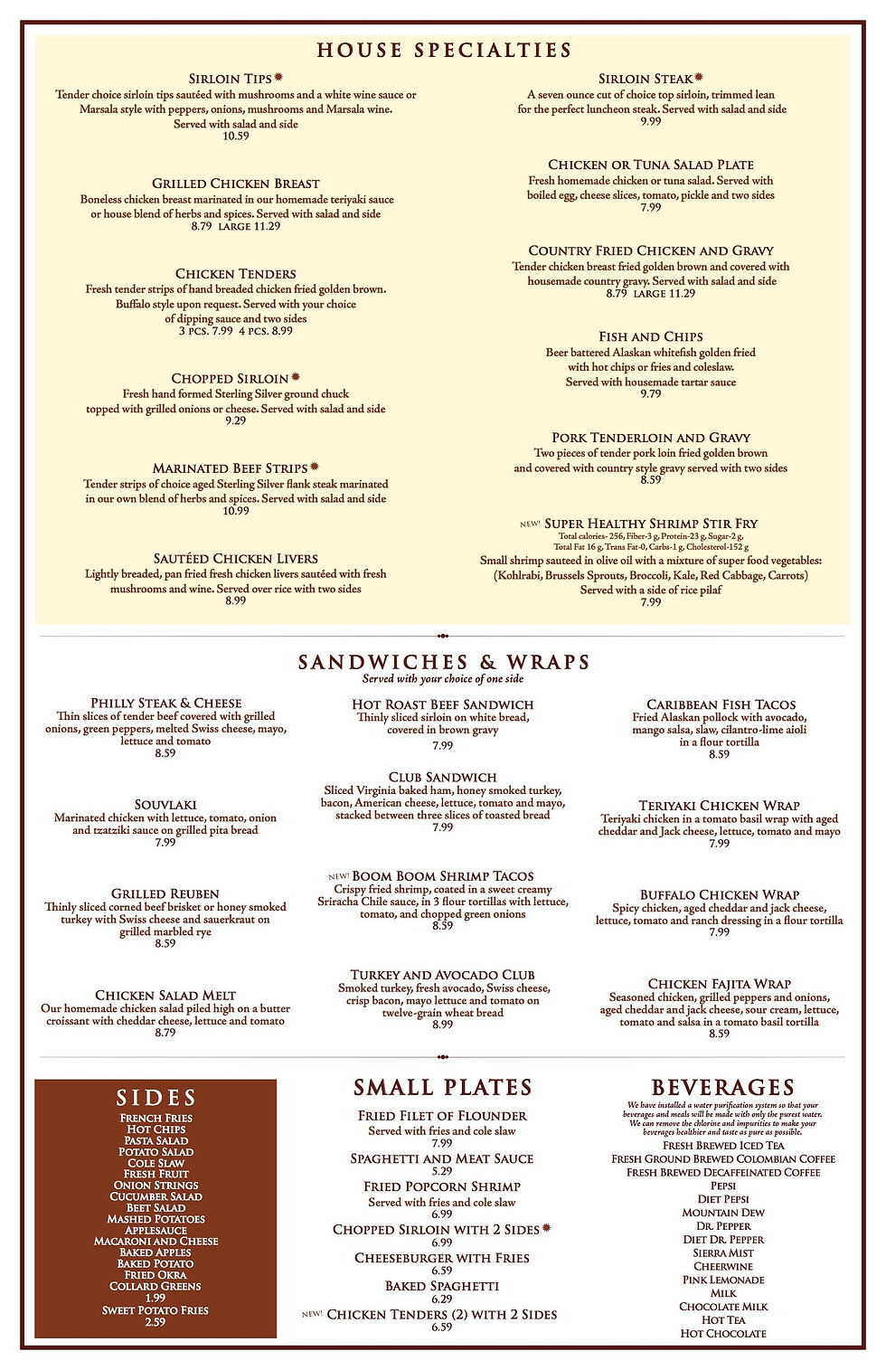 LUNCH MENU | townandcountry