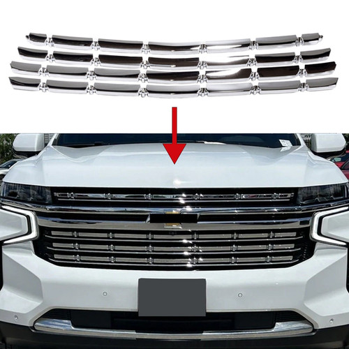 SUBURBAN AND TAHOE CHROME GRILL INSERTS | madgrabz