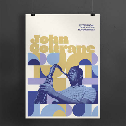 John Coltrane Icons of Jazz Print | The Stereo Typist