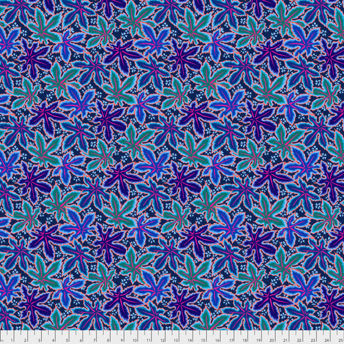 Lacey Leaf - Blue | redredbobbin