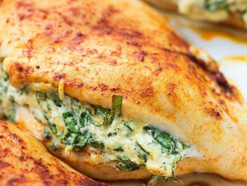 Spinach and Blue Cheese Stuffed Chicken | alaminute
