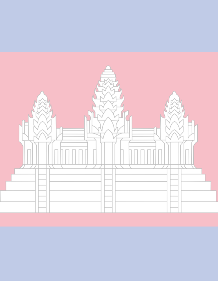 cambodia flag coloring pages