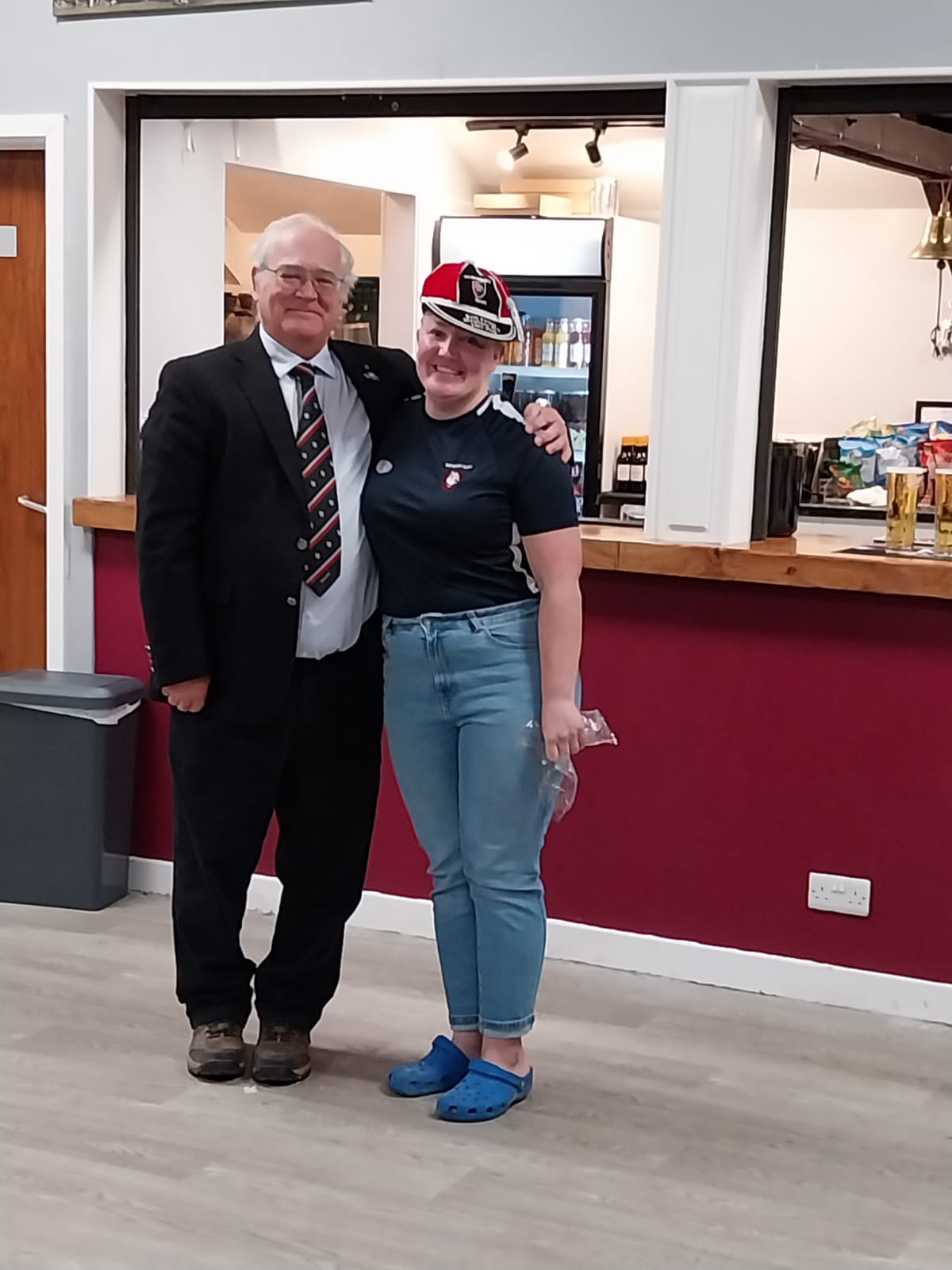 A new member of the Bucks RFU 150+ Club