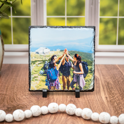 Square Slate Photo Plaque | Black Hills Creation
