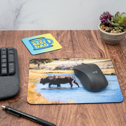 Neoprene Mouse Pad & Coaster Set | Black Hills Creation