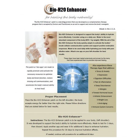 Bio-H2O Enhancer - BioEnergy Patch (10 Pack) | Seriously Smart Tech