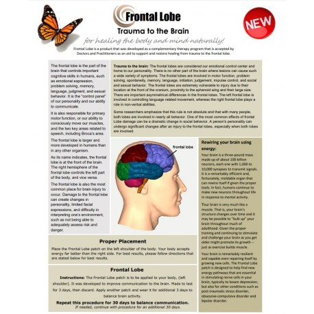 Frontal Lobe - Brain Trauma - BioEnergy Patch (10 Pack) | Seriously ...