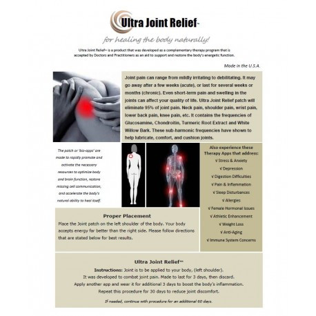 Ultra Joint Plus - BioEnergy Patch (10 Pack) | Seriously Smart Tech