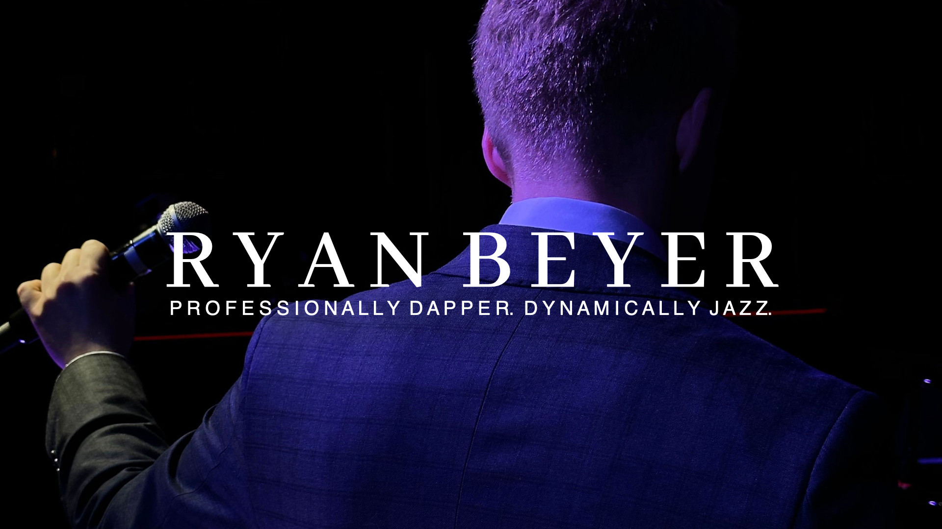 Well-Suited Jazz Singer | Ryan Beyer Music