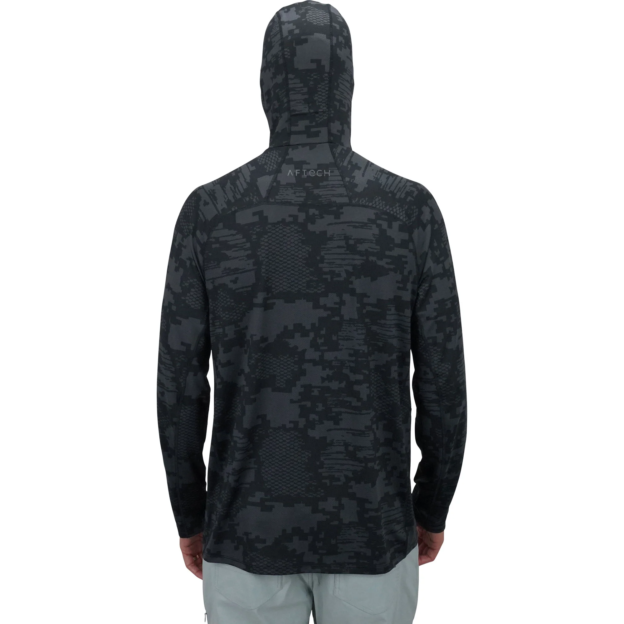 AFTCO Adapt Tactical Phase Change Performance Shirt Black Digi Camo ...