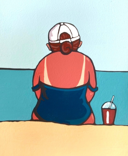 Frying Tonight original painting | bonzo-art