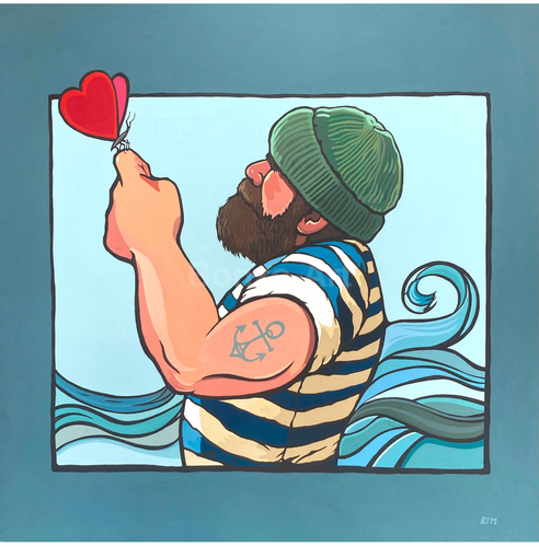 When You Least Expect It, Greetings Card | bonzo-art