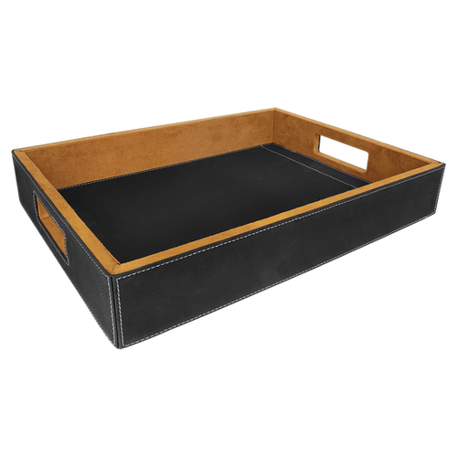 Personalized Leather Serving Tray | Markit Engraving