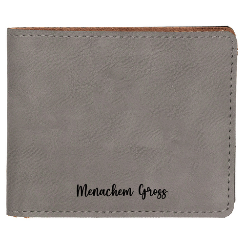 Leather Bifold Wallet | Markit Engraving