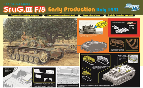 Dragon 6620 1/35 Немецкая САУ StuG. III F/8 Early Production Italy 1943 ...