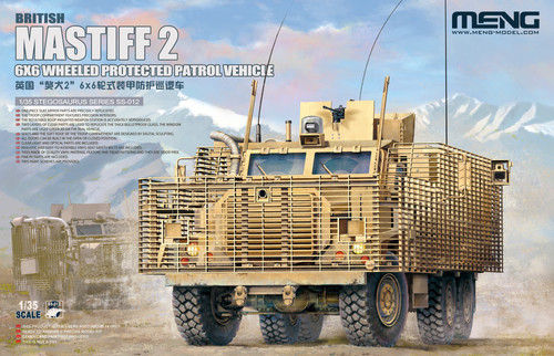 MENG 1:35 SS-012 British Mastiff 2 6x6 Wheeled Protected Patrol ...